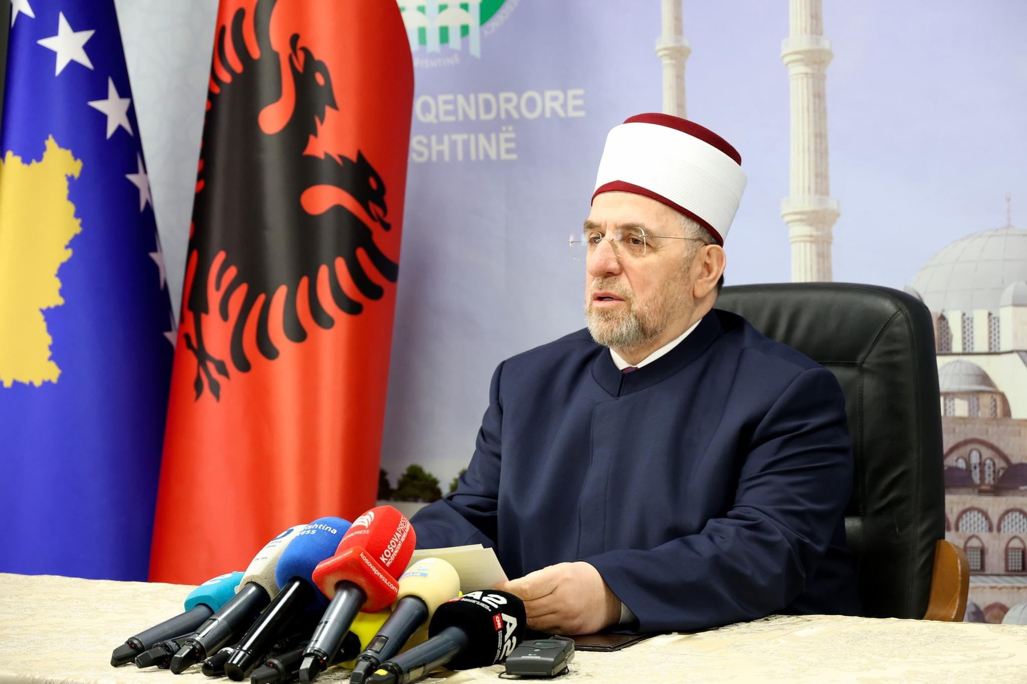 Urimi i Myftiut të Kosovës, Naim ef. Tërnava, me rastin e festës së ...